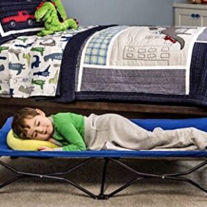 Regalo My Cot Portable Toddler Bed, Includes Fitted Sheet, Royal Blue , 48x24x9 Inch (Pack of 1)