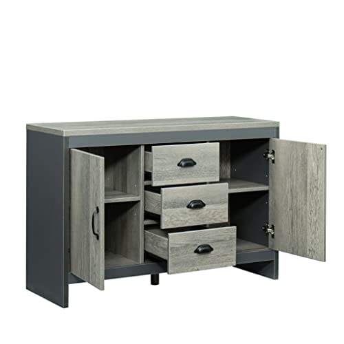 SEASD 5 Sideboard, Chest of Drawers, Storage Cabinet with 3 Storage Drawers and 2 Dining Room Doors, Kitchen