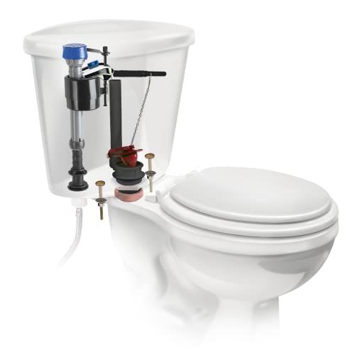 Fluidmaster 400ARHRKP10 PerforMAX Universal High Performance All in One Repair Kit for 2-Inch Flush Valve Toilets, Easy Install