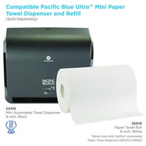 Pacific Blue Ultra 9” Paper Towel Roll (Previously Branded SofPull) by GP PRO (Georgia-Pacific), White, 26610, 400 Feet Per Roll, 6 Rolls Per Case