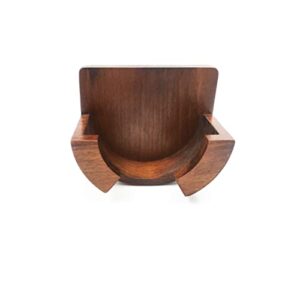 coffee portafilter wall rack holder, wooden coffee filter holder hanger decor wall mounted rack organizer storage universel for 51/53/54/58mm portafilte