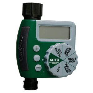 orbit 62061z single-outlet hose watering timer, 1, green