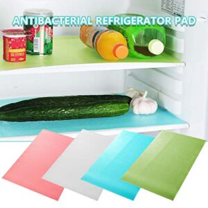 Multifunction Refrigerator Mats,Washable Fridge Mats Liners, Waterproof Fridge Pads Mat Shelves Drawer Table Mats Refrigerator Liners for Shelves