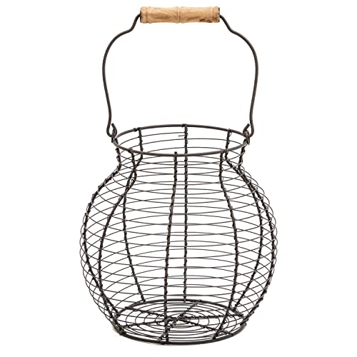 Wire Egg Basket - Vintage Style - By Trademark Innovations