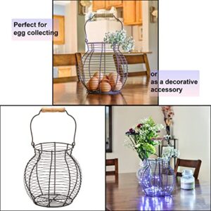 Wire Egg Basket - Vintage Style - By Trademark Innovations