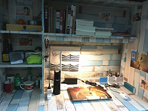 REDODECO Self-Adhesive Wood Grain Adhesive Paper Wood Panel Film Vinyl Shelf Drawer Liner Cabinet Sticker,17.7inch x 100inch