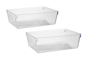 clear organizer tray