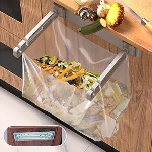 gnidvsdlf garbage bag holder/ trash can for shopping bag plastic bag holder home garbage can storage bucket folding wall-mounted for kitchen bathroom counter toilet rv