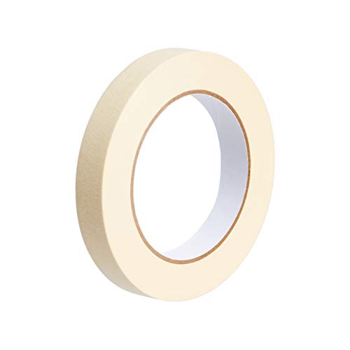 Amazon Basics Masking Tape, 0.7 Inch x 180 Feet - Pack of 3 Rolls