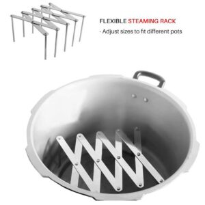 Dish Plate Drying Rack, Pot Lid Holder, Adjustable Pot Lid Organizer, Kitchen Cabinet Pantry Pan and Pot Lid Organizer Rack Holder (1Pcs)