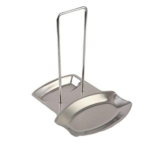 Kitchen Stainless Steel Pan Pot Rack Lid Rack Stand Spoon Rest Cover Holder