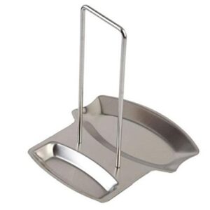 Kitchen Stainless Steel Pan Pot Rack Lid Rack Stand Spoon Rest Cover Holder