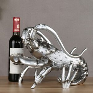 DOUBA Lobster Shaped Wine Rack European-Style Home bar Wine Cabinet Wine Rack Desktop Ornaments