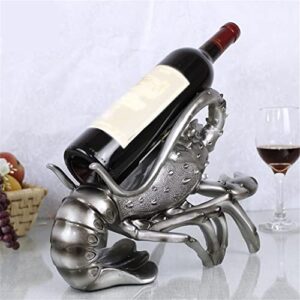 DOUBA Lobster Shaped Wine Rack European-Style Home bar Wine Cabinet Wine Rack Desktop Ornaments