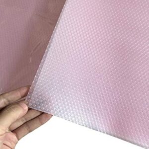 E-lishine Multifunctional Refrigerator Pads Non-Slip Moisture Absorption Pad Washable Can Be Cut Refrigerator Mats,Set of 4 (Sakura Pink)