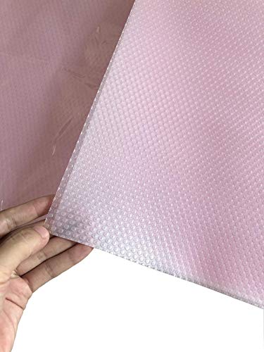 E-lishine Multifunctional Refrigerator Pads Non-Slip Moisture Absorption Pad Washable Can Be Cut Refrigerator Mats,Set of 4 (Sakura Pink)