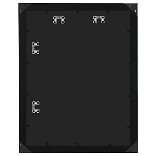 Americanflat 18x24 Poster Frame in Black - Composite Wood with Polished Plexiglass - Horizontal and Vertical Formats for Wall with Included Hanging Hardware