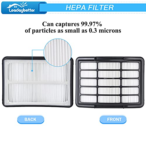 2 HEPA + 4 Foam & Felt Filters for Shark Navigator Lift-Away NV350, NV351, NV352, NV355, NV356E, NV357, NV360, NV370, NV391, UV440, UV490, UV540, Compare to Part # XFF350 & XHF350 Replacement Filter…