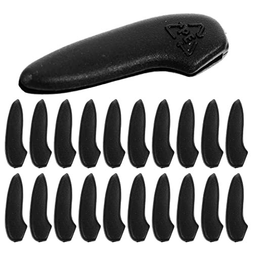 Hemoton Blade Knife Tip Protector Cover Plastic Knife Point Guard Reusable Cutter Tip Protecting Sleeves Sheath for Chef and Kitchen Utility Knives 50pcs Black