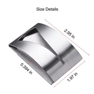 Self Adhesive Towel Hook Holder, Kitchen Dish Towel Holder Towel Hanger Premiun Stainless Steel Wall Mount Non-Drilling Hand Towel Hook Tea Towel Holders for Bathroom Kitchen (Silver)