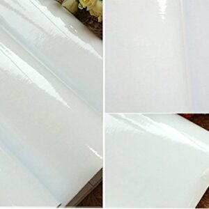 REDODECO Solid Color Pearl Film Vinyl Self Adhesive Counter Top Peel Stick Wallpaper Decal,15.8''x79''