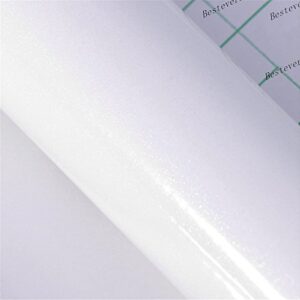 REDODECO Solid Color Pearl Film Vinyl Self Adhesive Counter Top Peel Stick Wallpaper Decal,15.8''x79''