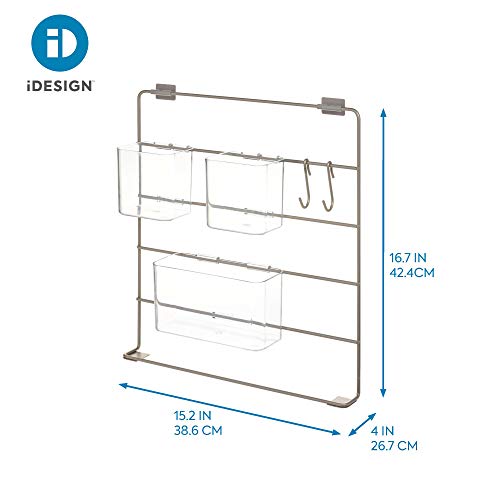 iDesign Ariel Modular Grid Under-Sink Cabinet Organizer, 16.69" x 15.2" x 4.06"