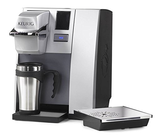 Keurig K155 Office Pro Commercial Coffee Maker, Single Serve K-Cup Pod Coffee Brewer, Silver, Extra Large 90 Oz. Water Reservoir