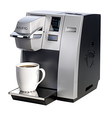 Keurig K155 Office Pro Commercial Coffee Maker, Single Serve K-Cup Pod Coffee Brewer, Silver, Extra Large 90 Oz. Water Reservoir