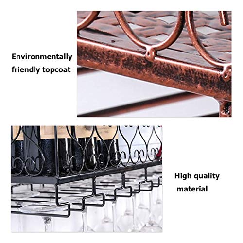 Stylish Simplicity Correction Fluid Mouse Wine Glass Rack Upside Down Wine Rack Bar Bar Wine Glass Rack Goblet Hanger Hanging Red Wine Glass Correction Fluid, PIBM, Bronze,