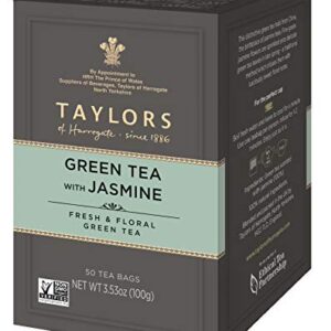 Taylors of Harrogate Green Tea with Jasmine, 50 Teabags