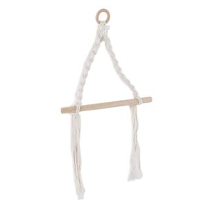 handmade paper towel holder,boho cotton rope macrame toilet paper towel rack,paper towel hanging for kitchen bathroom