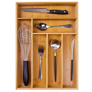 2Pack, one medium 12x17in silverware tray for drawer, one small 9.8x13.8in cutlery drawer organizer