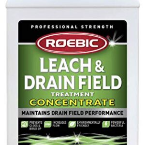 Roebic K-570-Q Biodegradable Leach and Drain Field Treatment Concentrate Environmentally Friendly Bacteria Enzymes Treat Septic Clogs & Buildup, 32 Ounces