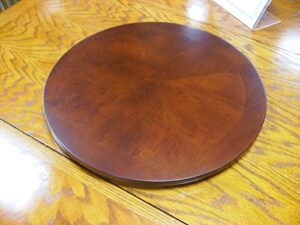 2517 dark cherry lazy susan by crown mark 22′ diameter