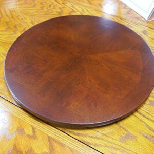 2517 Dark Cherry Lazy Susan By Crown Mark 22' Diameter