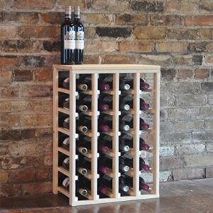 Creekside 24 Bottle Table Wine Rack (Pine) by Creekside - Exclusive 12 inch deep design conceals entire wine bottles. Hand-sanded to perfection!, Pine