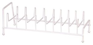 grayline 40217 13″ x 5″ x 4-3/8″ white lid rack organizer