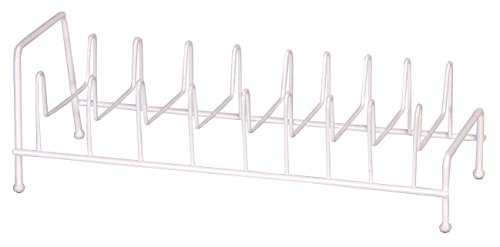 Grayline 40217 13" X 5" X 4-3/8" White Lid Rack Organizer