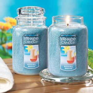 Yankee Candle Bahama Breeze Scented, Classic 22oz Large Jar Single Wick Candle, Over 110 Hours of Burn Time