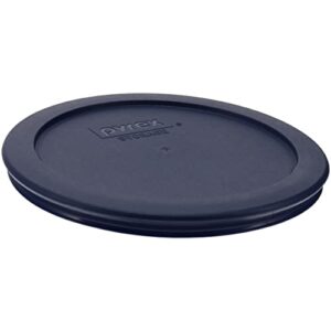 Pyrex 7201-PC 4-Cup Dark Blue Round Replacement Lids - 3 pack