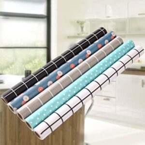 BESTonZON Cupboard Liner Shelf Liner Non- Adhesive Shelf Paper Kitchen Drawer Liners Kitchen Cabinet Liners Cabinet Drawer Liners Cabinet Shelf