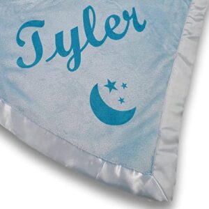 Custom Catch Personalized Baby Blanket for Boys - Blue