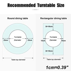 360° Swivel Tray,Round Glass Table Top,Tempered Glass Lazy Susan Turntable for Dining Table,Rotating Serving Plate,Stable and Not Easy to Tilt,31″/35″/39″/43″/47″ - Golden Sand