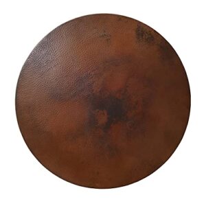 native trails 36″ antique copper finish x-large lazy susan