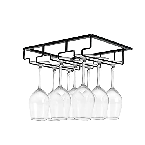 Wine Glass Shelf, Upside-down Home Goblet Iron Art Shelf, Wine Glass Hanging Storage Rack