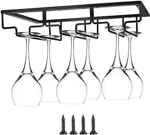 Household Wine Glass Rack, Wine Cabinet Goblet Rack, Wine Glass Rack, Wine Rack Hanging Rack - 3 Slots