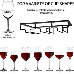 Household Wine Glass Rack, Wine Cabinet Goblet Rack, Wine Glass Rack, Wine Rack Hanging Rack - 3 Slots