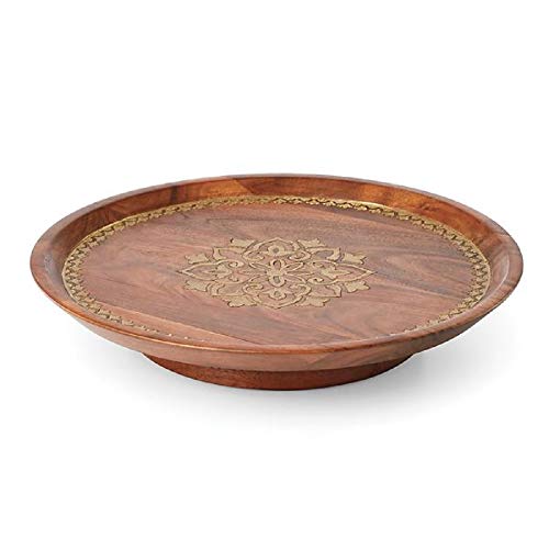 Lenox Global Tapestry Lazy Susan, 6.40 LB, Brown