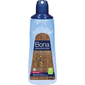 bona hardwood floor cleaner refillable spray mop cartridge, 34 fl oz